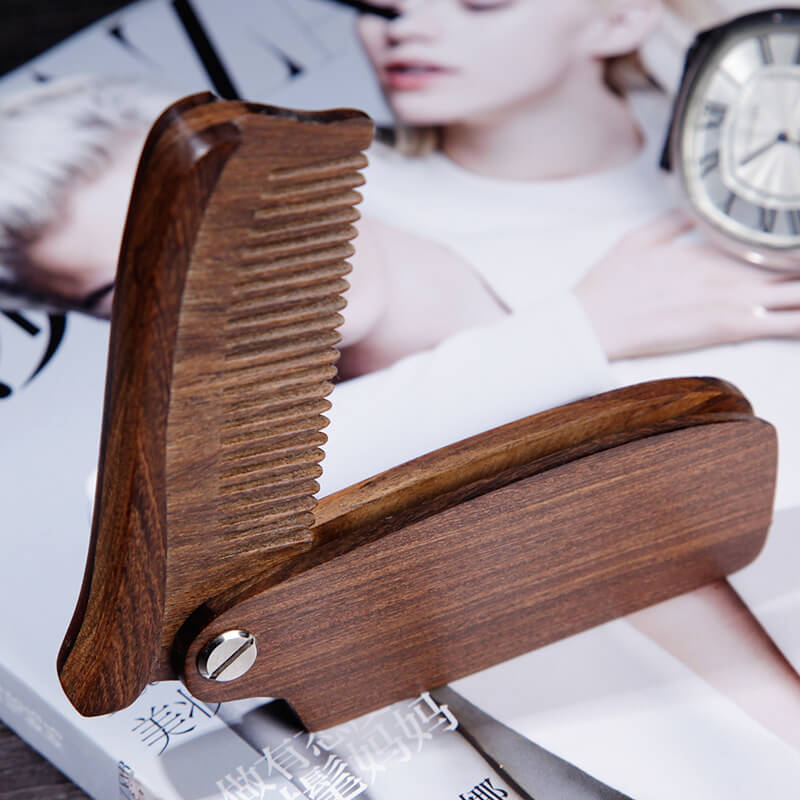 Sandalwood Folding Comb | Geeshair