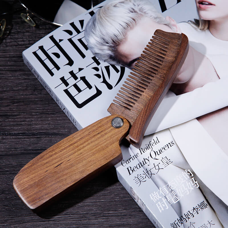 Sandalwood Folding Comb | Geeshair