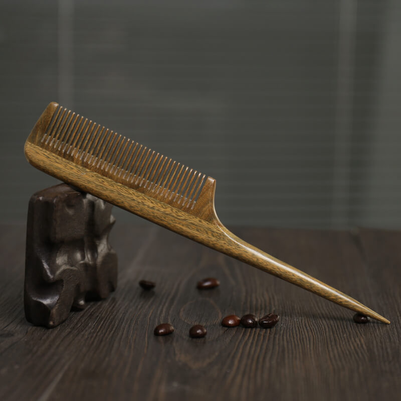 Sandalwood Rat Tail Comb | Geeshair