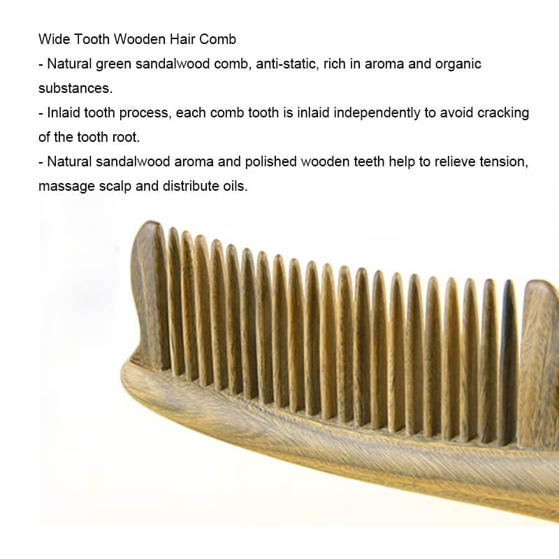 Wide Tooth Wooden Hair Comb | Geeshair